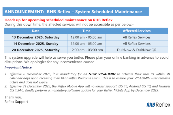 Welcome to RHB Bank at 10 Dec 2025 04:25