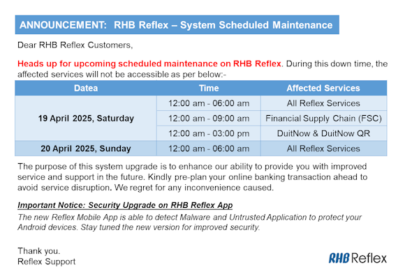 Welcome to RHB Bank at 16 Apr 2025 09:44